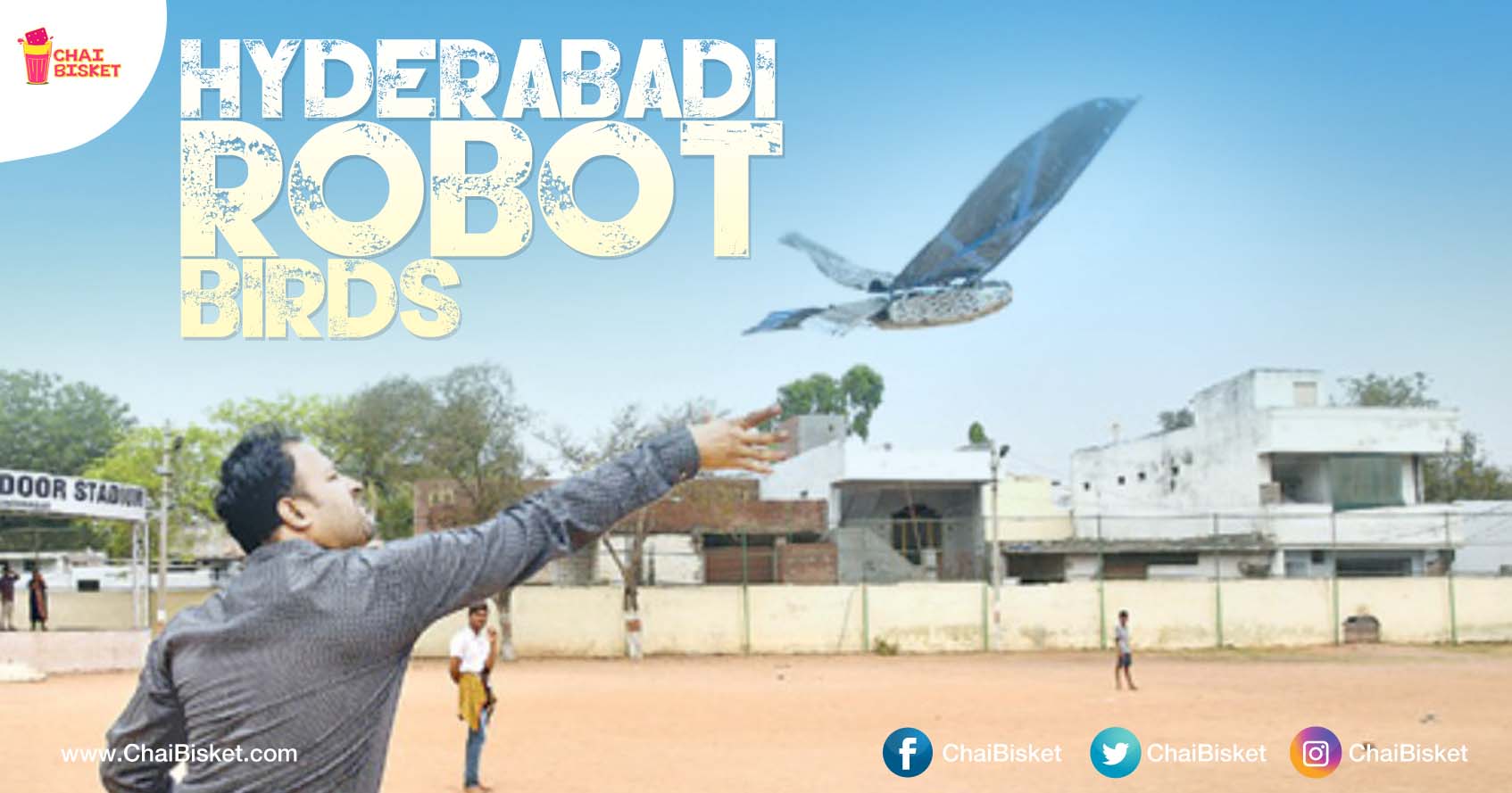 This Man Made A 'Robotic Bird' That Actually Looks & Flies Like A Real