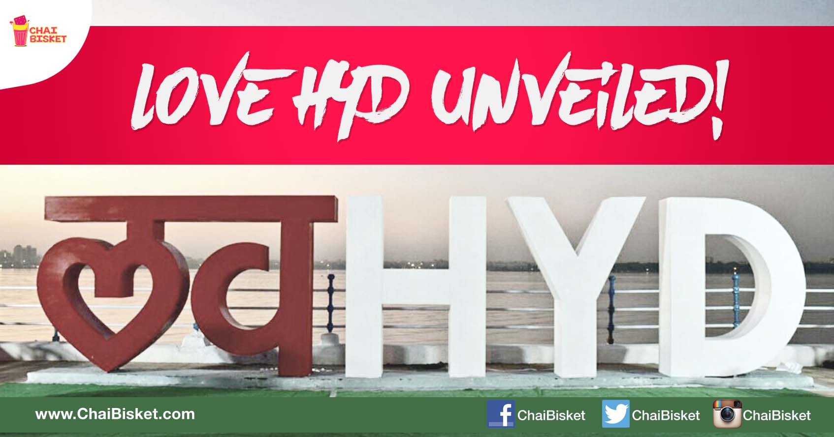 Hyderabad Gets Another Iconic Landmark In The Form Of A Typographical