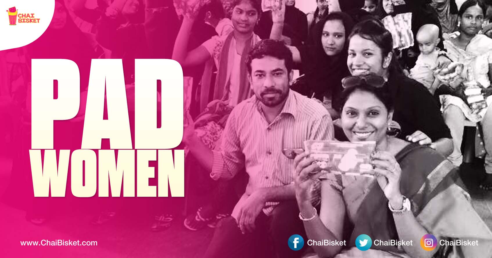 This Real Life Pad Woman Is Distributing Sanitary Pads To The Women Of