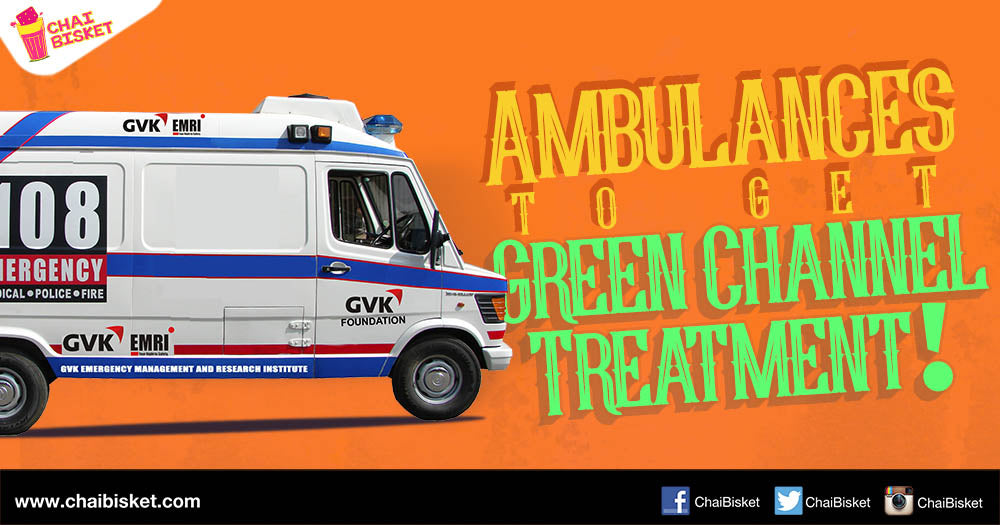 Here's Why Giving Green Channel Treatment For Ambulances Can Help Save