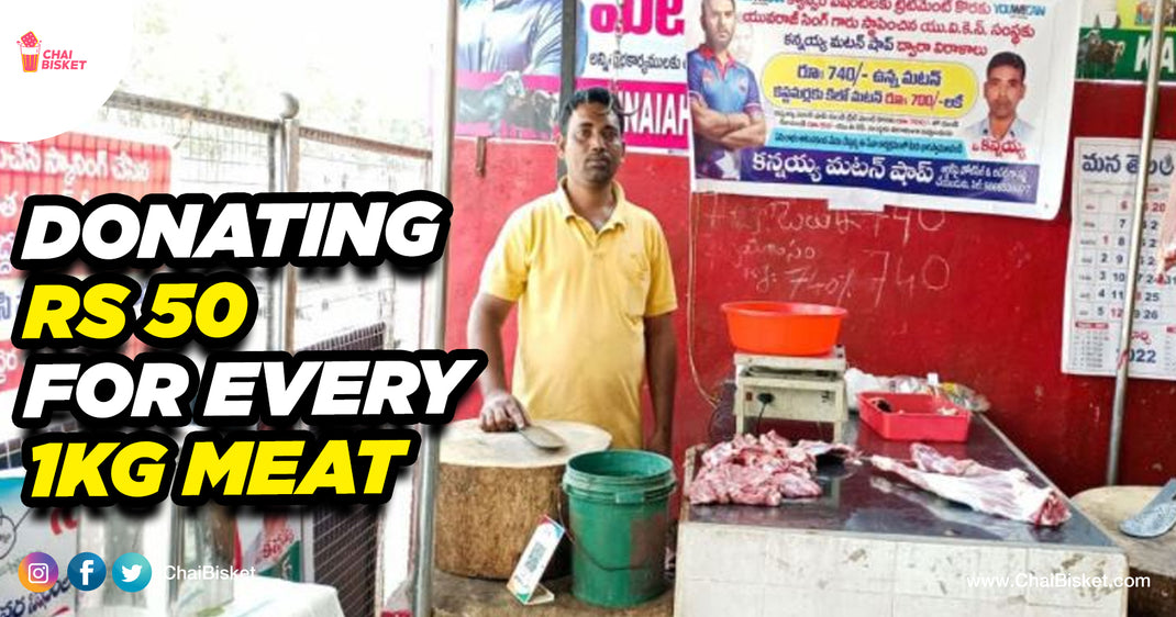 How This Mutton Butcher From Karimnagar Is Donating To Support Cancer