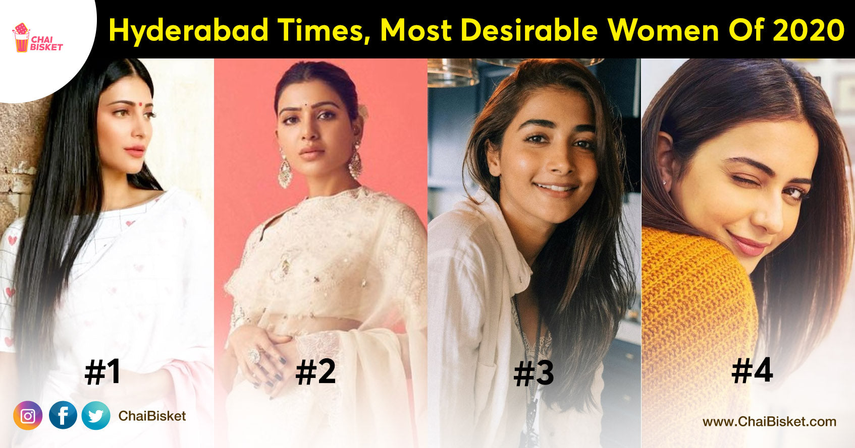 30 Beautiful Women Who Made It To The ‘Hyderabad Times Most Desirable