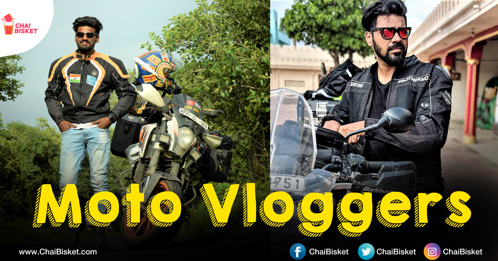 Meet The 2 Two Rocking Moto Vloggers From Telugu States, Sriman Kotaru