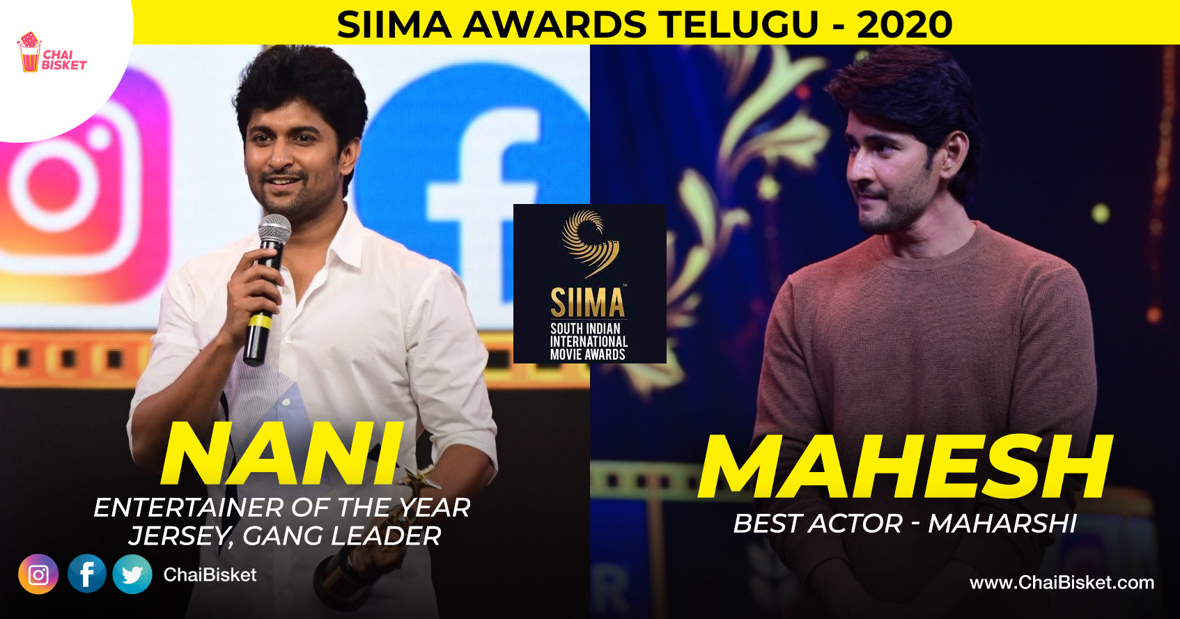 SIIMA Awards 2020 – Here’s A List Of All The Winners