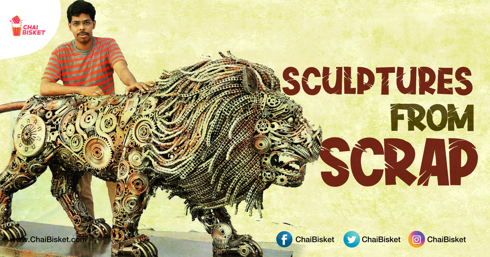 This Guy Literally Transforms Vehicle Scrap Into Stunning Sculptures