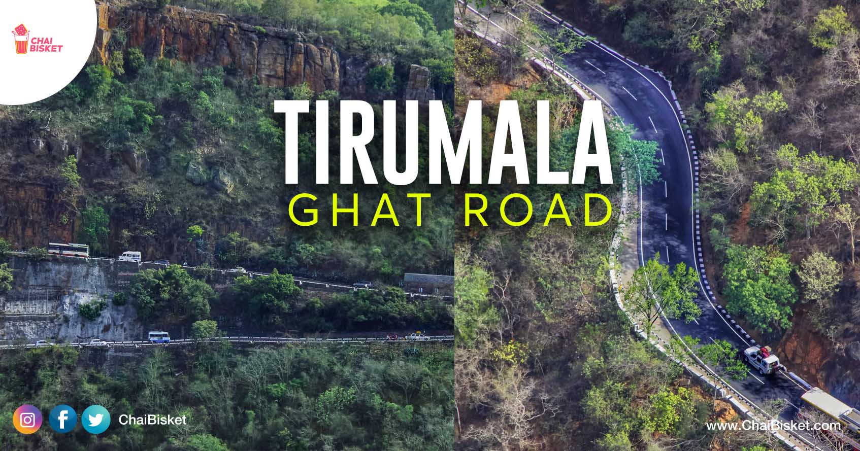 Here's The Aerial View Photos of Tirumala Ghat Road, The Masterpiece o